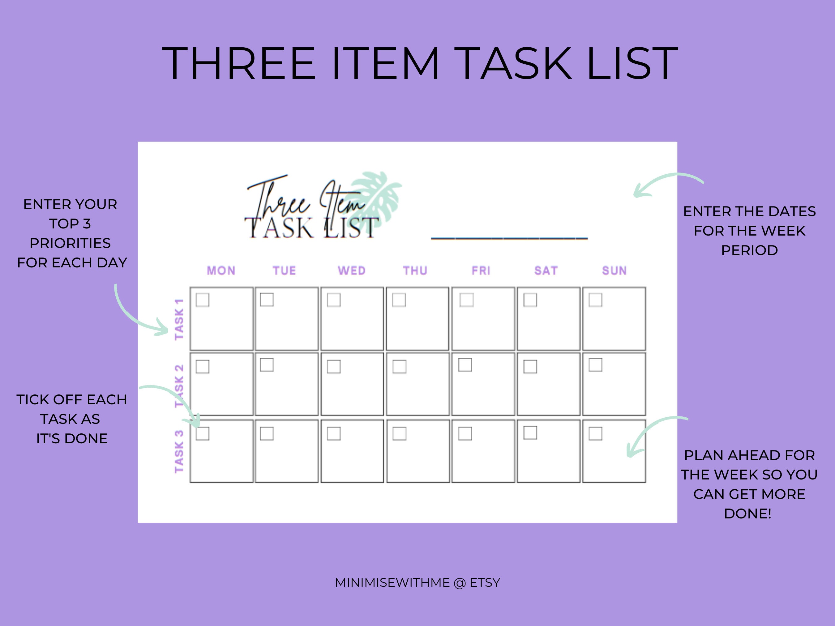 Task List Planner, Day Planner, Organization Printables, Organisation ...