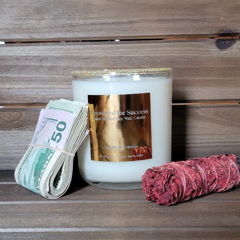 Limited Edition: Crowned for Success Candle 16-ounce Cinnamon Vanilla ...