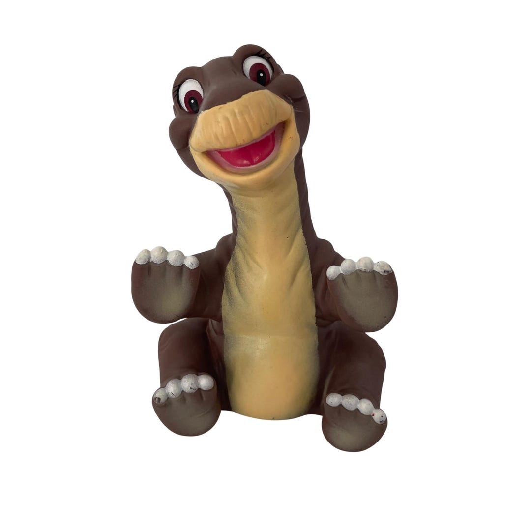 Vintage the Land Before Time Littlefoot Dinosaur PVC Hand Puppet Pizza ...