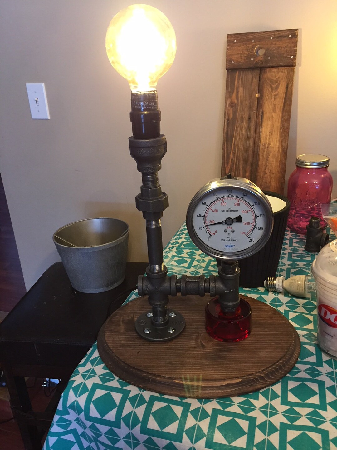 Steam Punk Lamp - Etsy