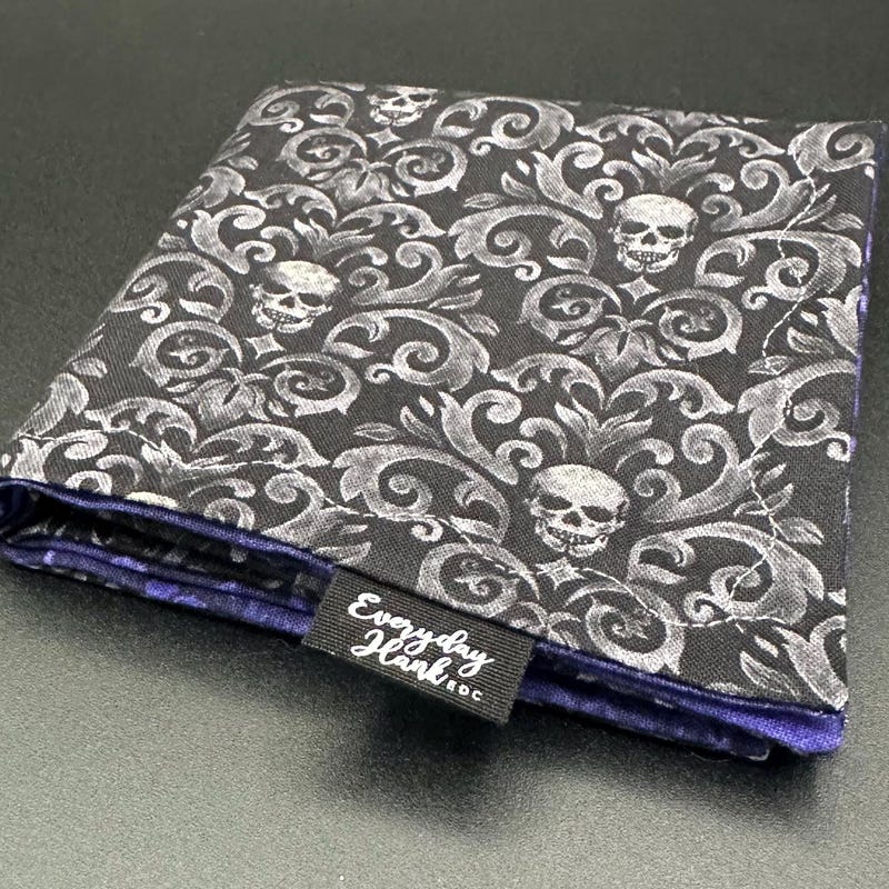 Dark Purple Handkerchief - Etsy