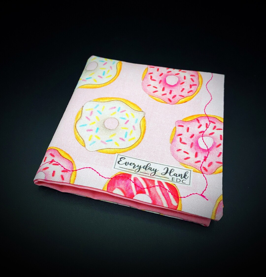 Frosted Donut, 9”, EDC, Handkerchief, Hankie, EDC, Hank,edc Gear ...