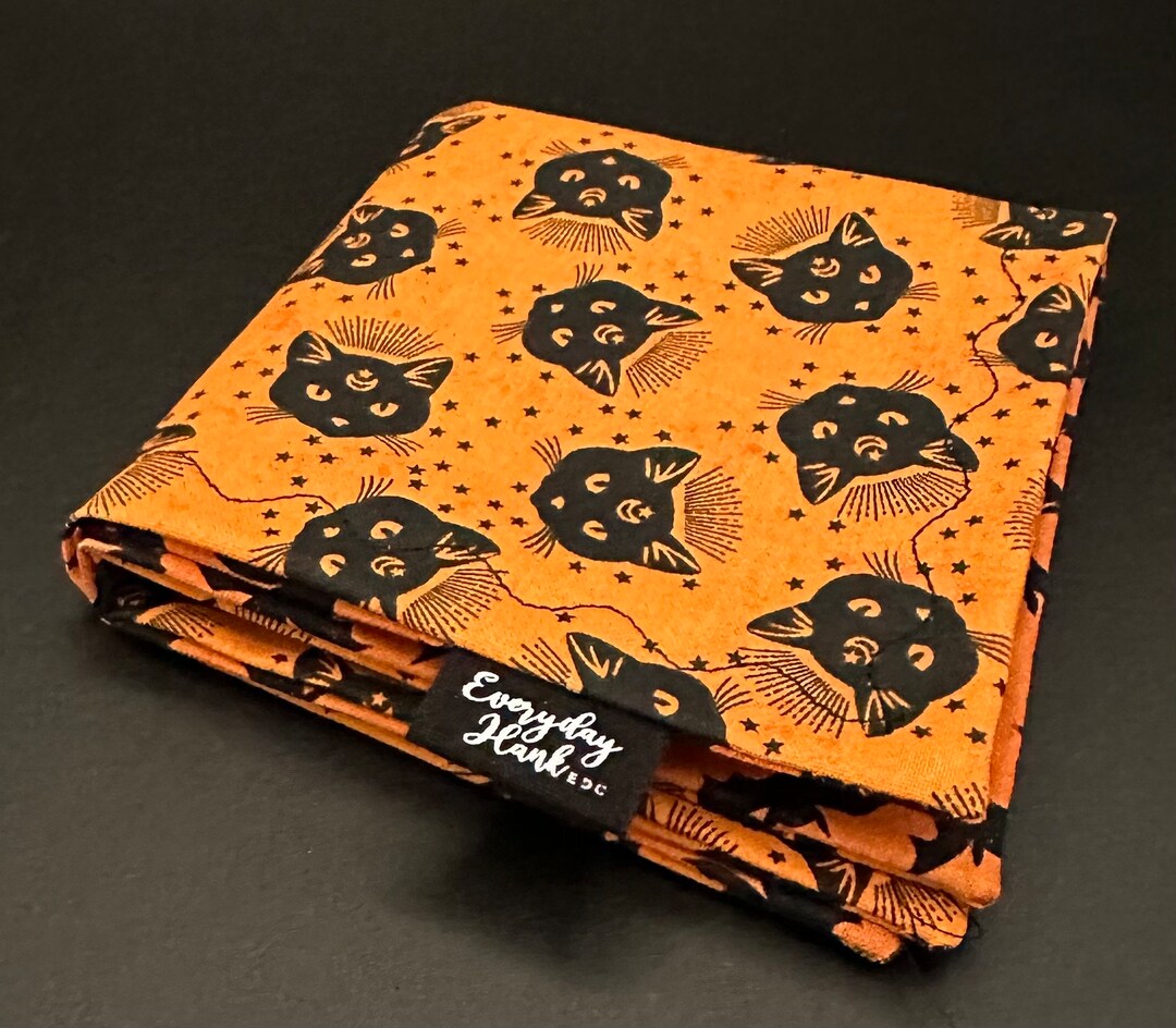 Black Cat, Everyday Hank, EDC, Handkerchief, Hankie, EDC, Hank,edc Gear ...
