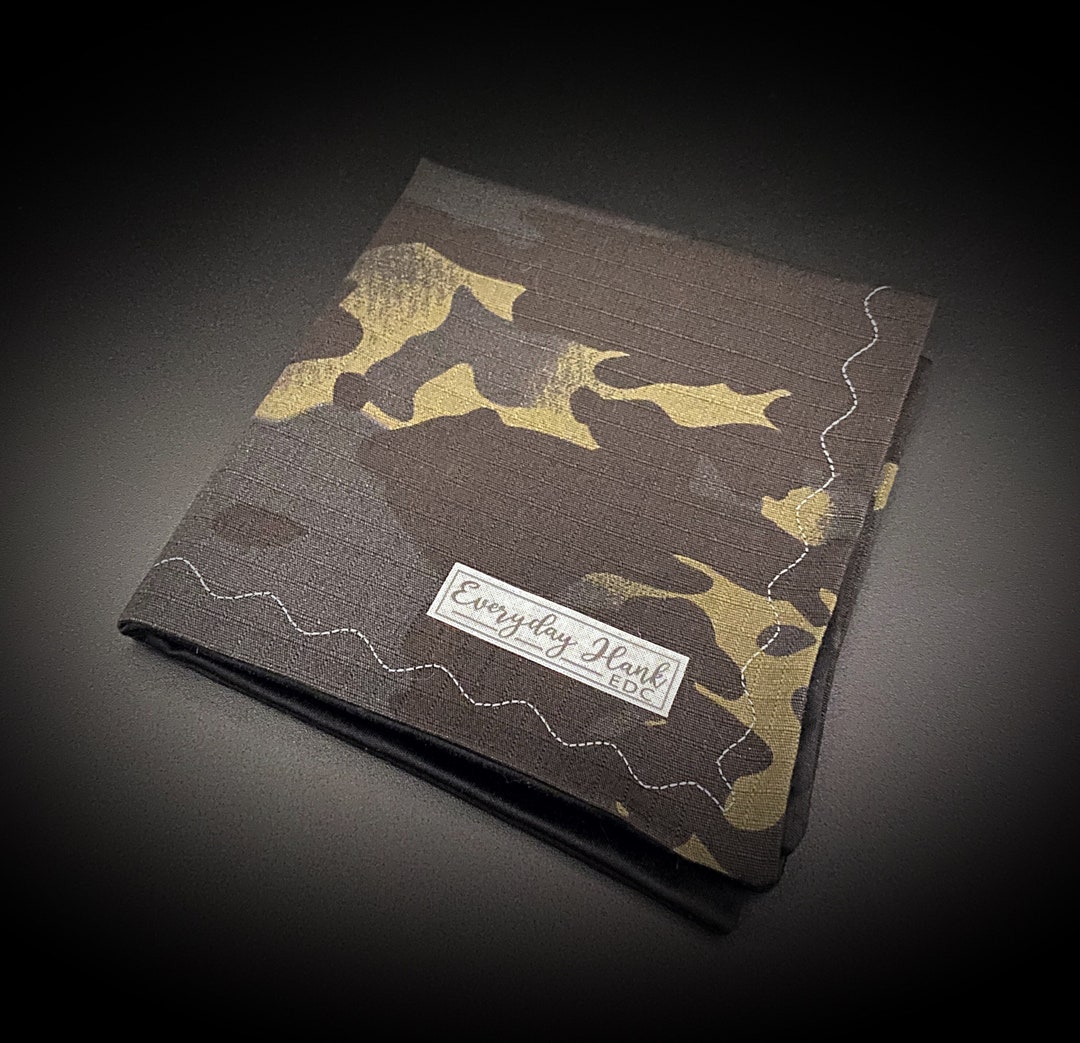 Multicam Black, 9", EDC, Handkerchief, Hankie, EDC Hank, Hanks,edc Gear ...