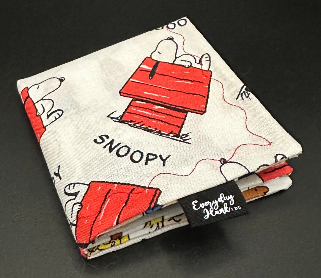Snoopy, EDC, Handkerchief, Hankie, EDC Hank, Hanks,edc Gear,handmade ...