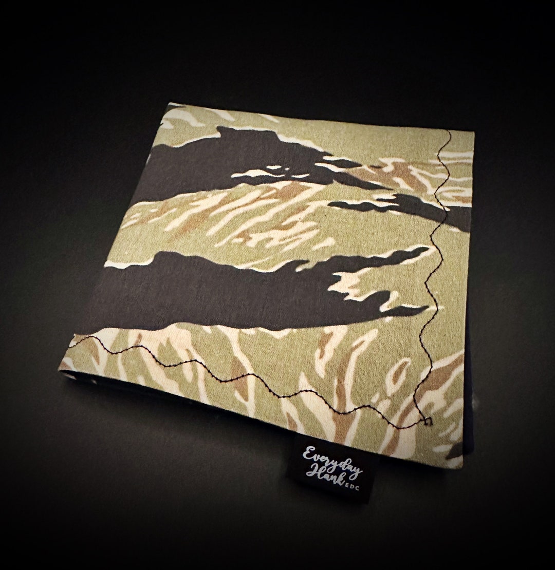 Tiger Stripe Camo, 9", EDC, Handkerchief, Hankie, EDC Hank, Hanks,edc ...