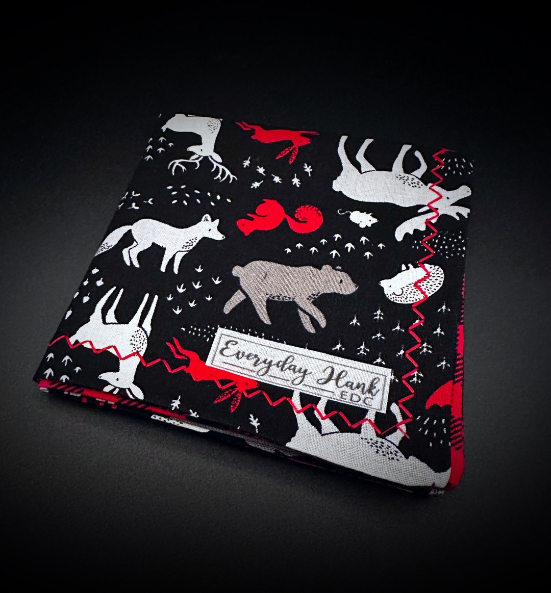 Winter Creatures, Everyday Hank, EDC, Handkerchief, Hankie, EDC Hank ...