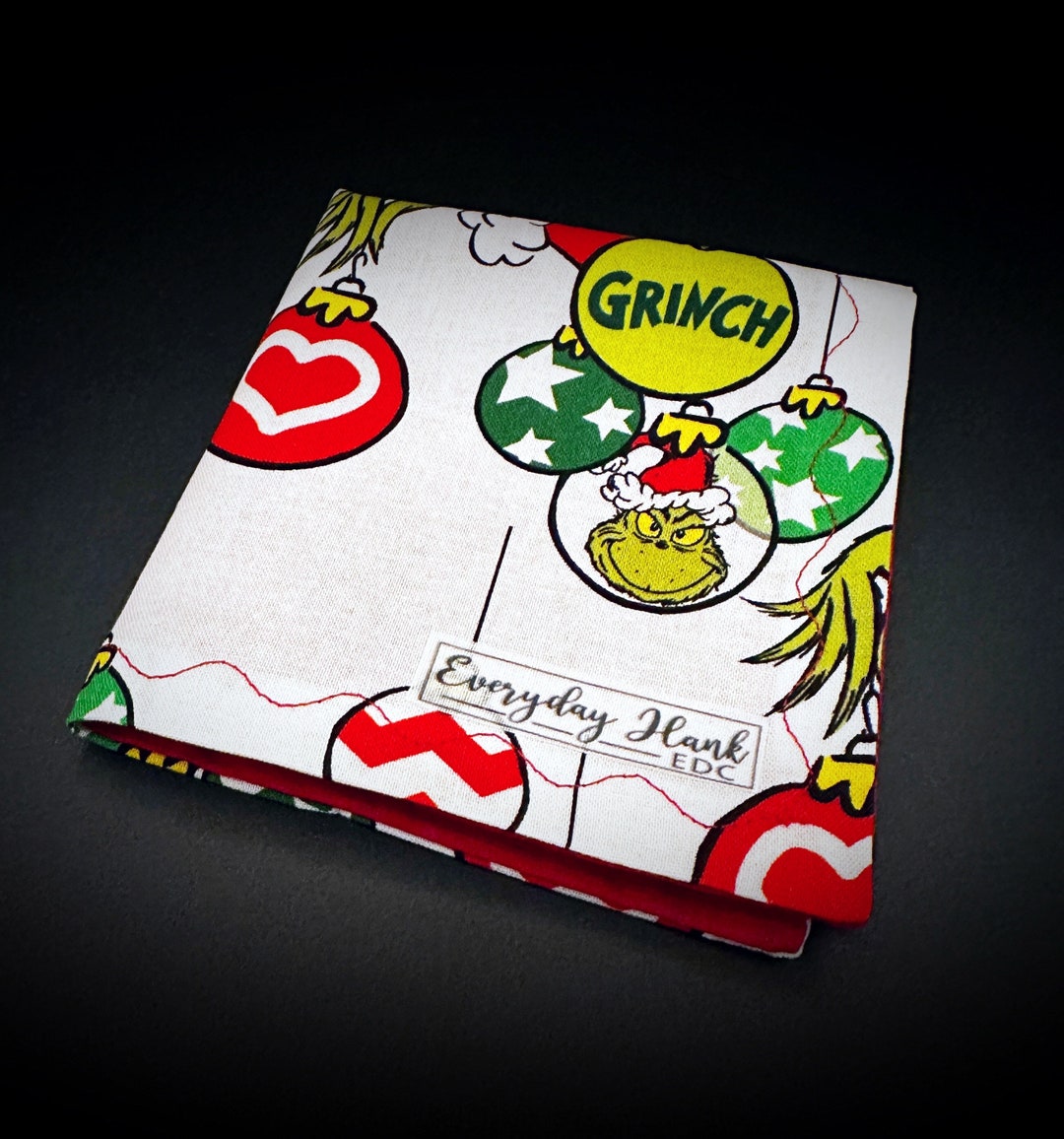 The Grinch, Everyday Hank, EDC, Handkerchief, Hankie, EDC Hank,edc Gear ...