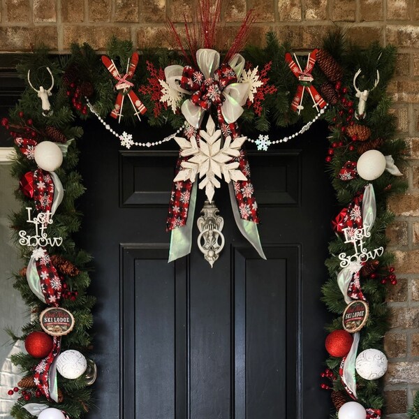 Christmas Door Garland - Etsy