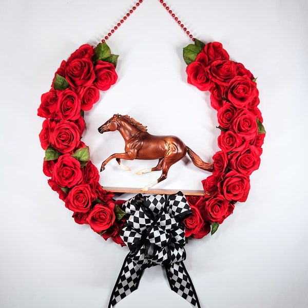 Kentucky Derby Rose Wreaths - Etsy