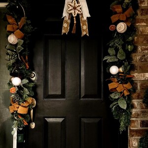 Holiday Spice Garland Pre-lit 12' - Etsy