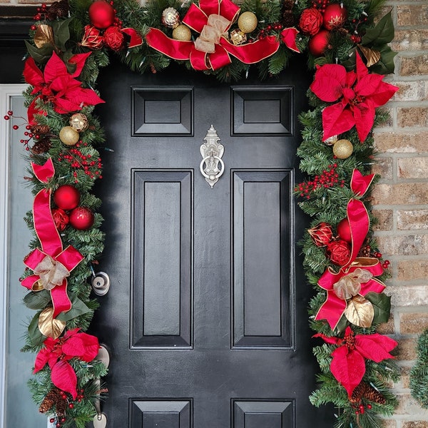 Christmas Door Garland - Etsy