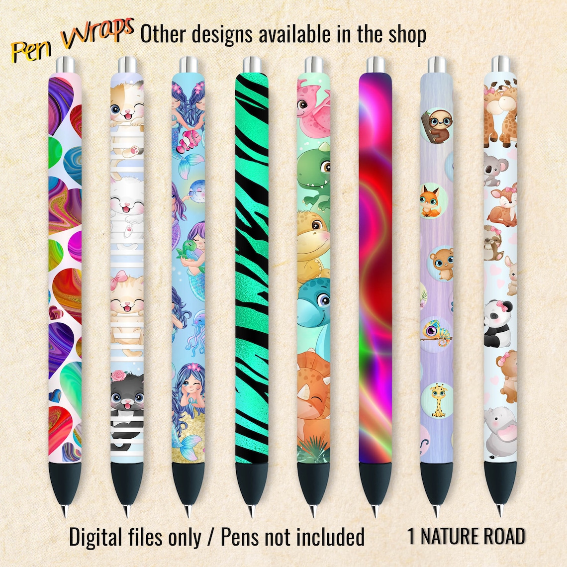 Optometrist Pen Wraps, Eye Chart Ink Joy, Eye Doctor Printable Digital ...