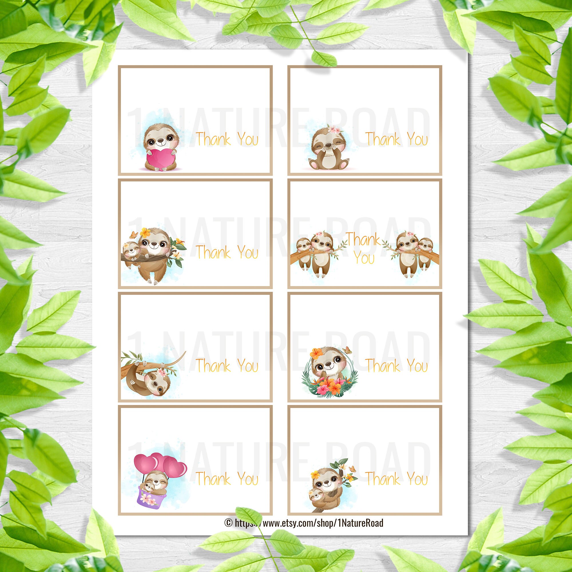 Sloths 12mm 14mm 16mm 18mm 20mm Circle Images Digital Collage - Etsy