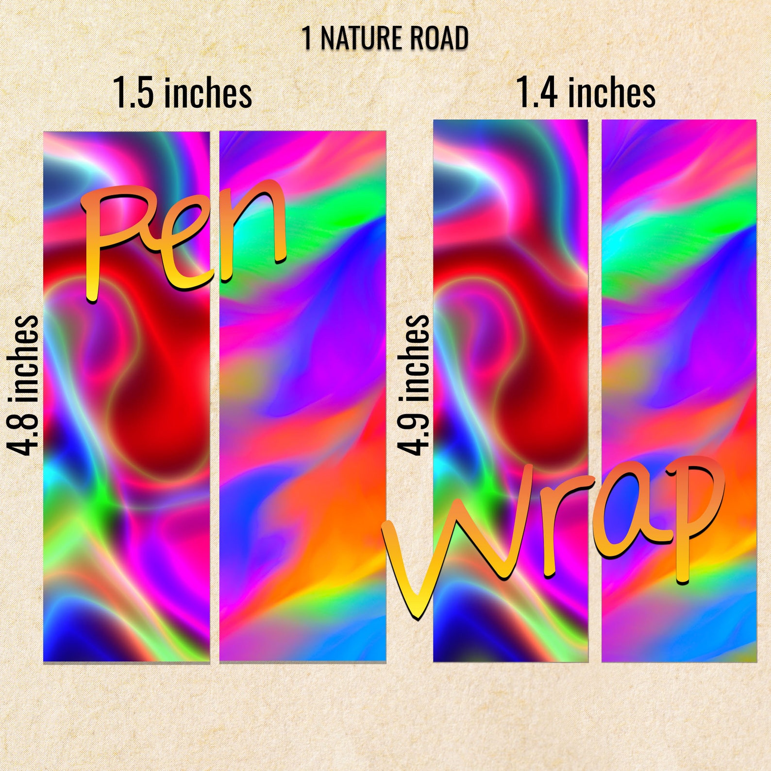 neon-pen-wrap-images-printable-digital-download-for-ink-joy-etsy