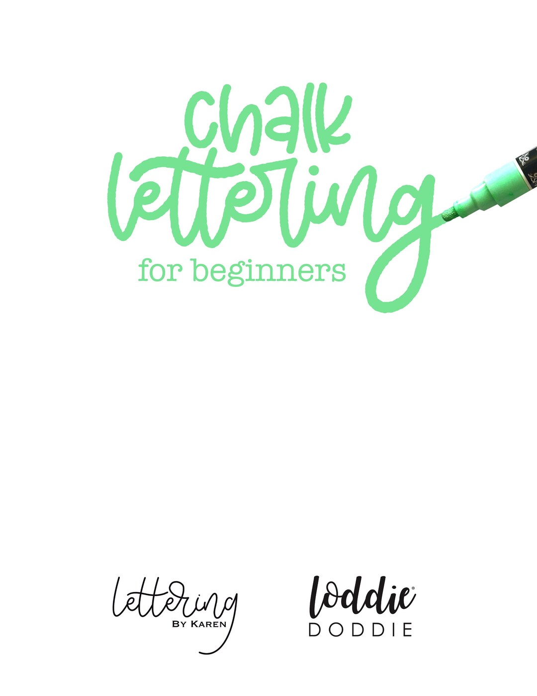 Chalk Lettering | Chalkboard Art | Beginner Faux Calligraphy ...