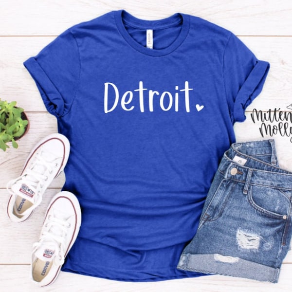 Detroit T Shirt - Etsy