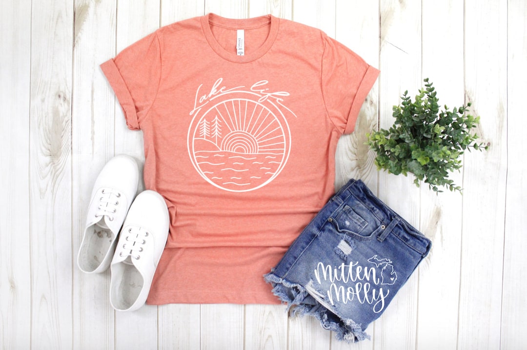 Lake Life T-shirt, Womens Lake Shirt, Cute Lake Shirt, Gift for Lake ...