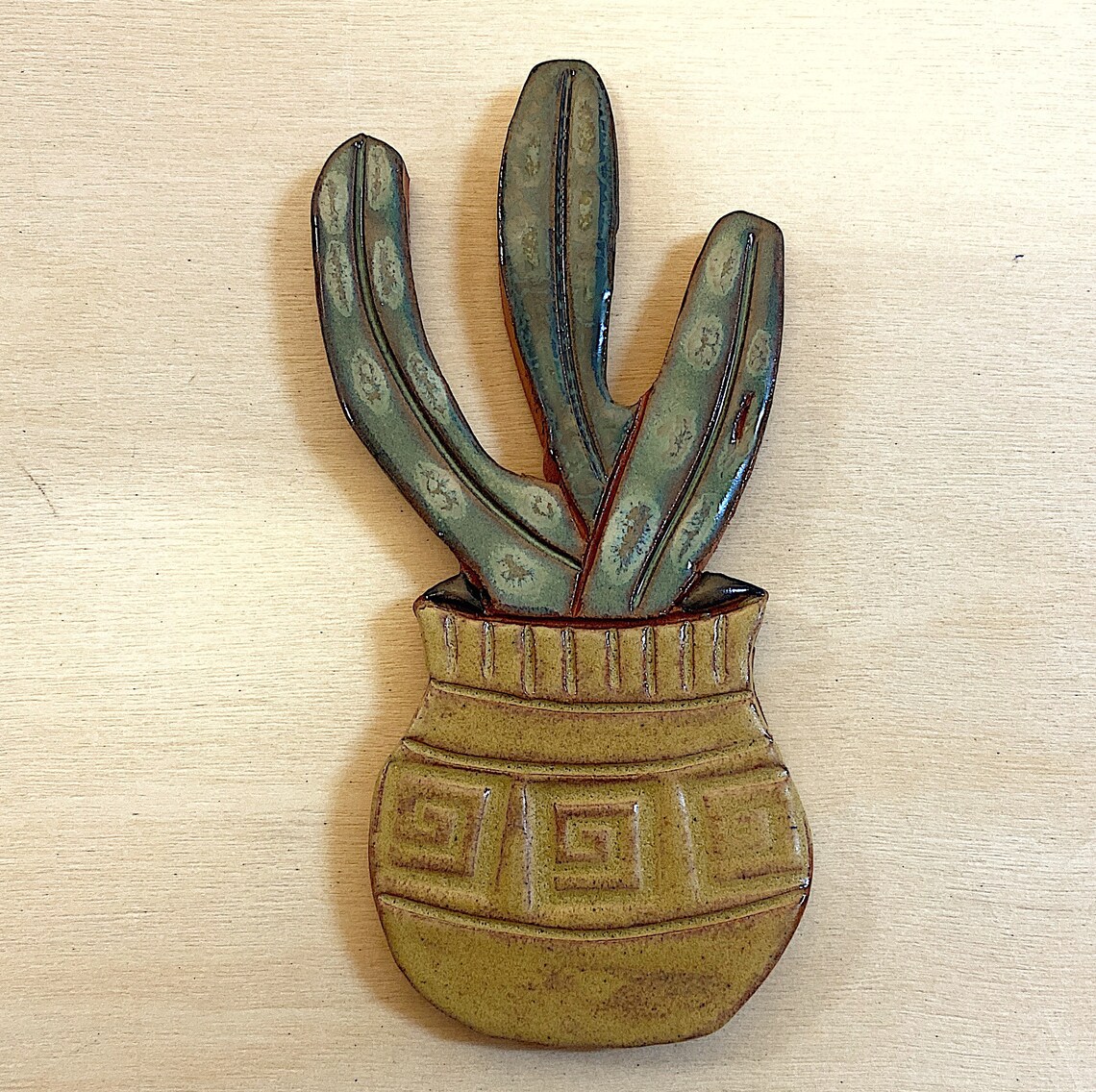 Cactus Tiles Set Handmade Mosaic Tiles - Etsy