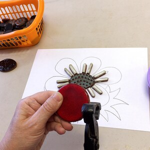 Deep Red Ceramic Circles for Mosaic (3 Circles) - Etsy