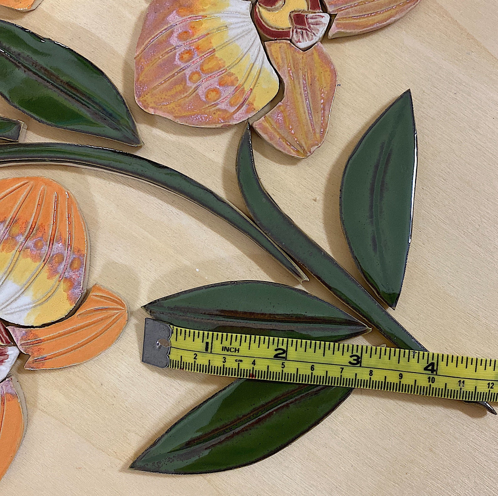 Orchids Ceramic Tiles Set for Mosaic and Wall Decor - Etsy