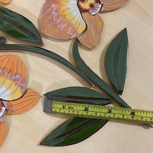 Orchids Ceramic Tiles Set for Mosaic and Wall Decor - Etsy