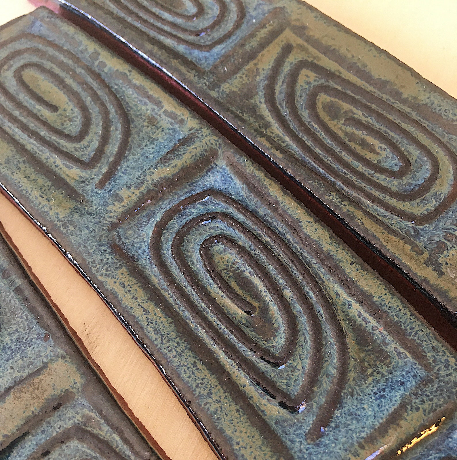 Textured Mosaic Tiles Textured Ceramic Strips for Mosaic - Etsy