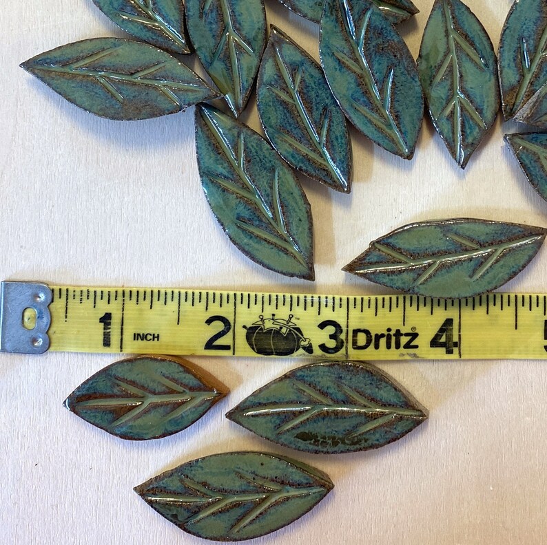 Green Leaves Tile Pack for Mosaic 20 Pieces - Etsy