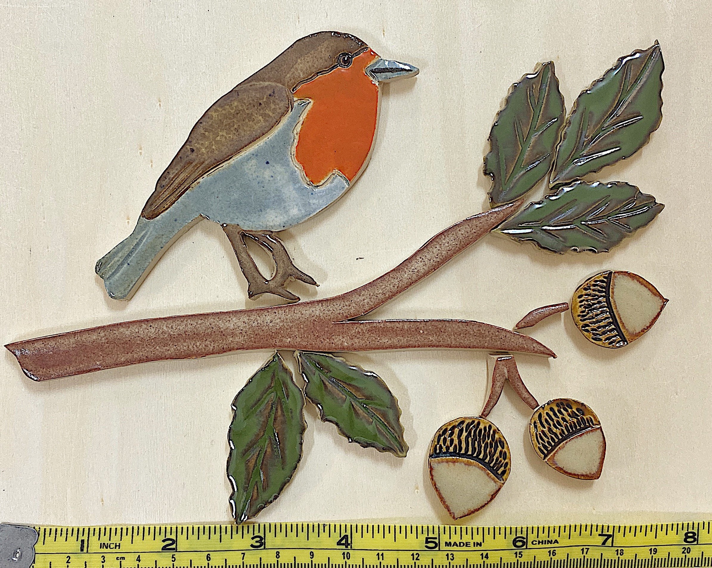 Ceramic Bird Tiles Set for Mosaic and Wall Art 10 Pieces | Etsy