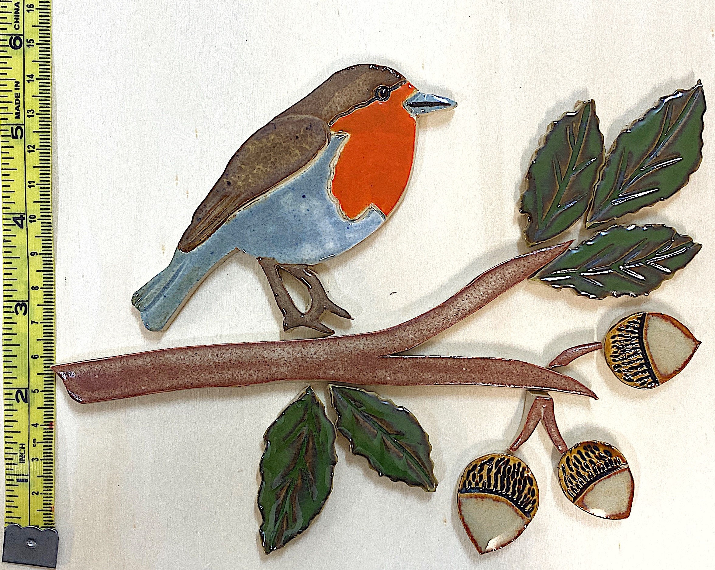 Ceramic Bird Tiles Set for Mosaic and Wall Art 10 Pieces | Etsy