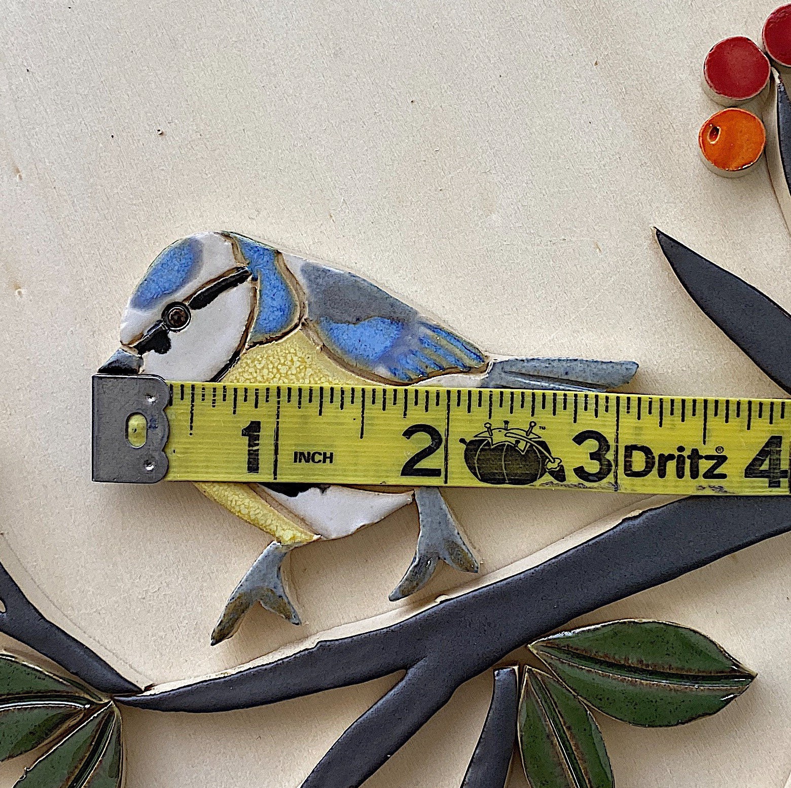 Ceramic Bird Tile for Mosaic and Wall Art Mosaic Tiles Bird | Etsy