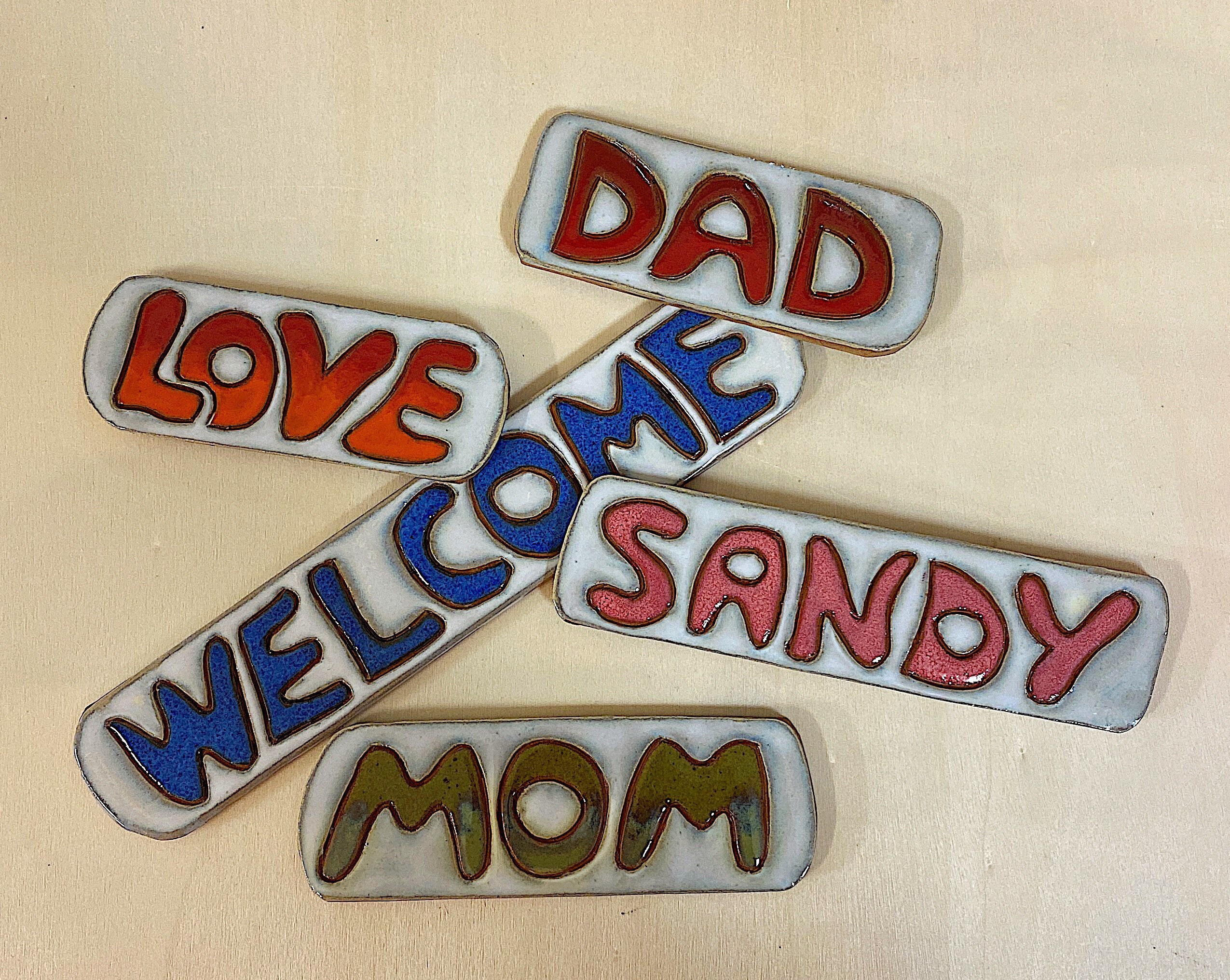 WELCOME Ceramic Tile - Etsy