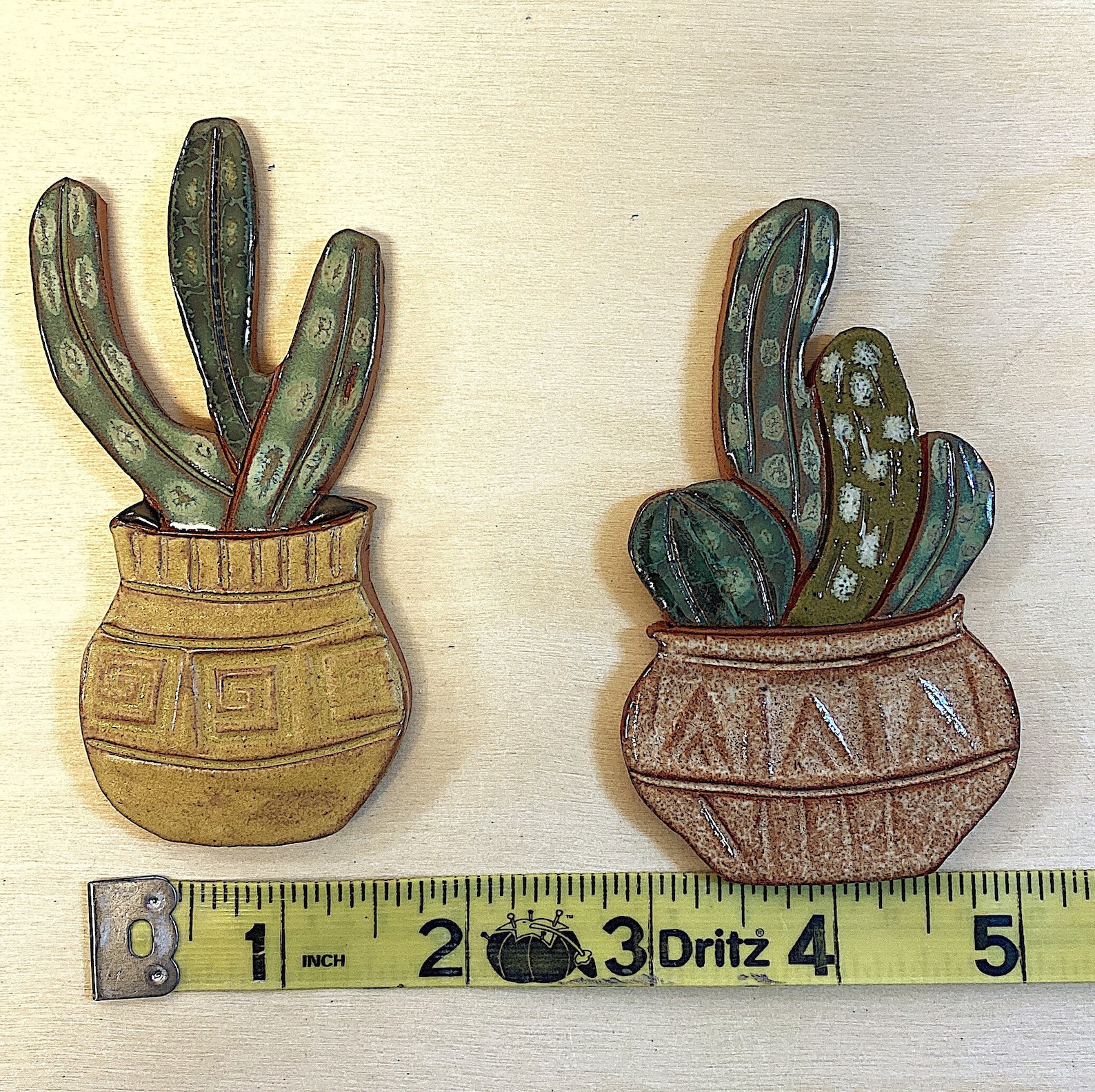 Cactus Tiles Set Handmade Mosaic Tiles - Etsy