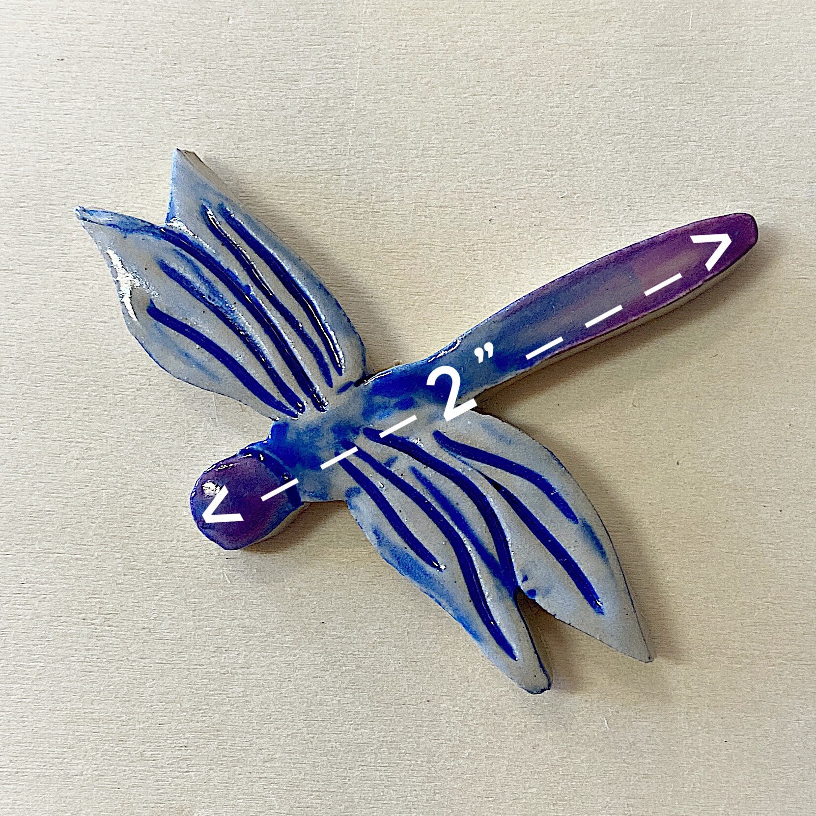 Ceramic Dragonfly Tile 2 for Mosaic and Wall Art Mosaic - Etsy