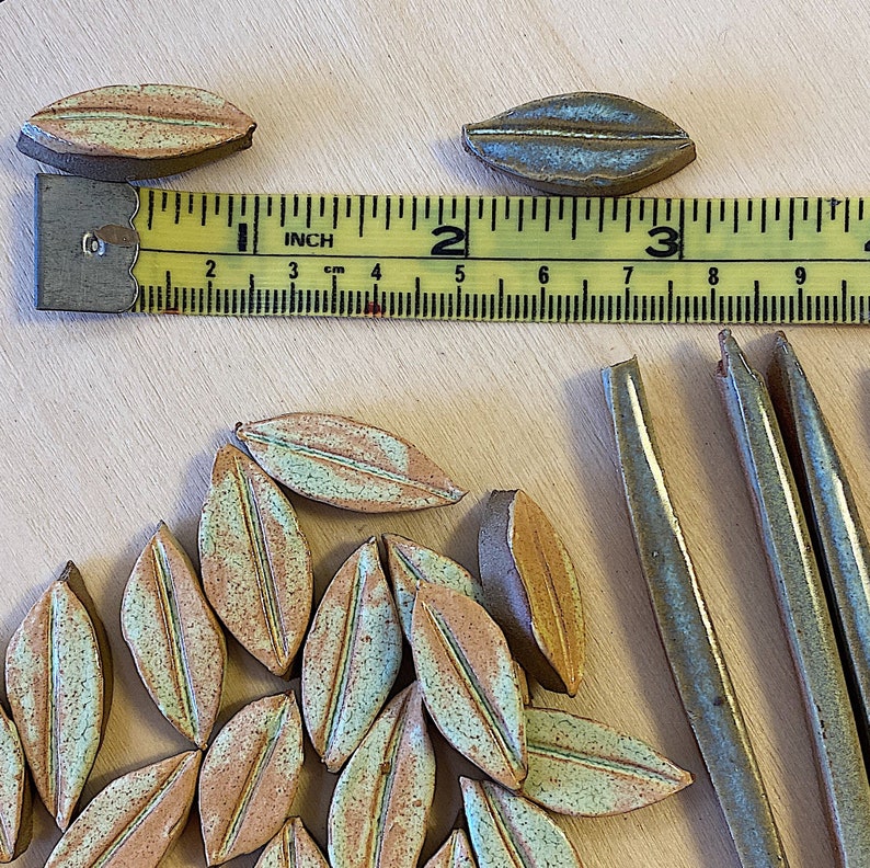 DIY Wheat Stalks Ceramic Tiles Set for Mosaic and Wall Decor - Etsy