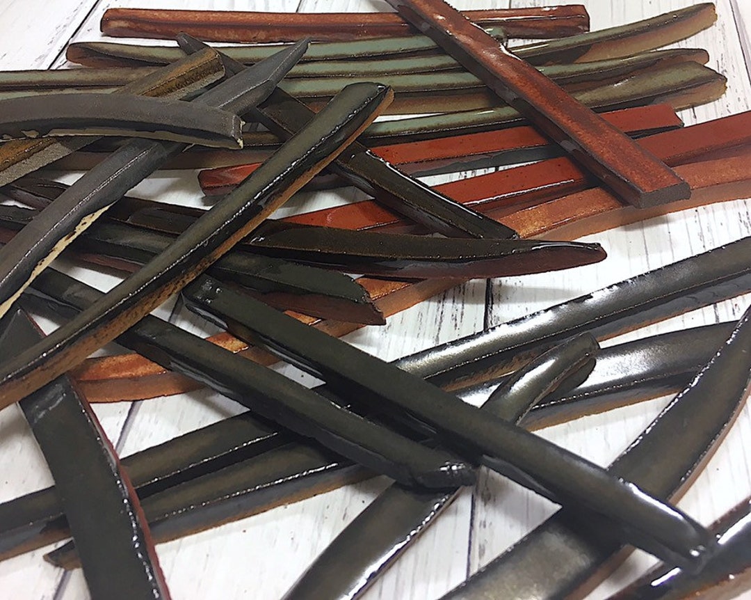 Brown Ceramic Strips for Mosaic 1 Pound - Etsy