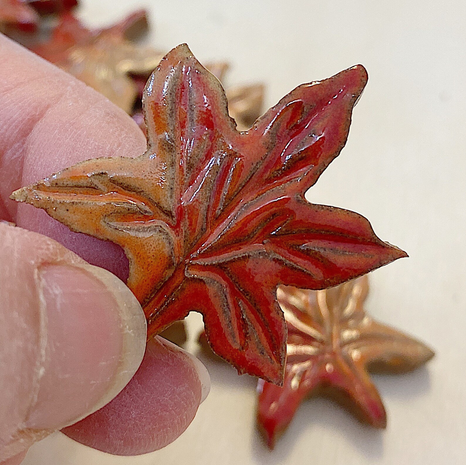 Mosaic Tiles Tiny Maple Leaf Tiles Pack for Mosaic and Wall | Etsy