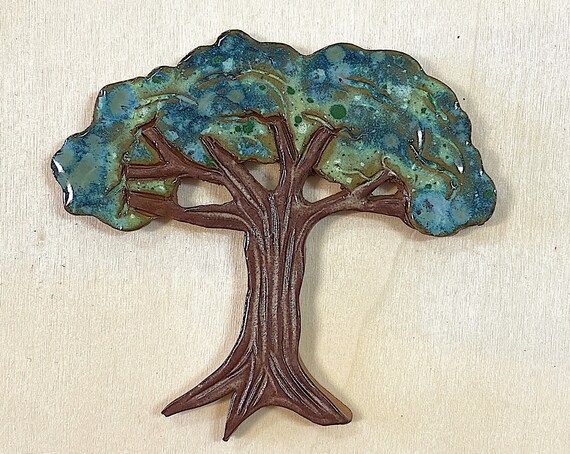 Mosaic Tiles Ceramic Tree Tile for Mosaic and Wall Decor - Etsy