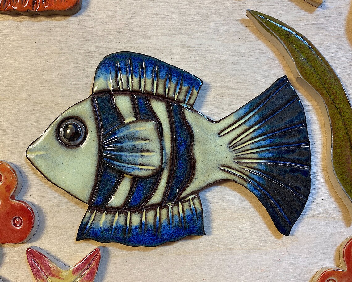 Fish Tiles Set 17 Pieces - Etsy