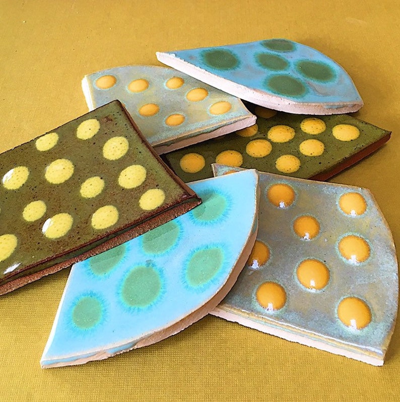 Mosaic Tiles Hand crafted Ceramic Tiles Package | Etsy