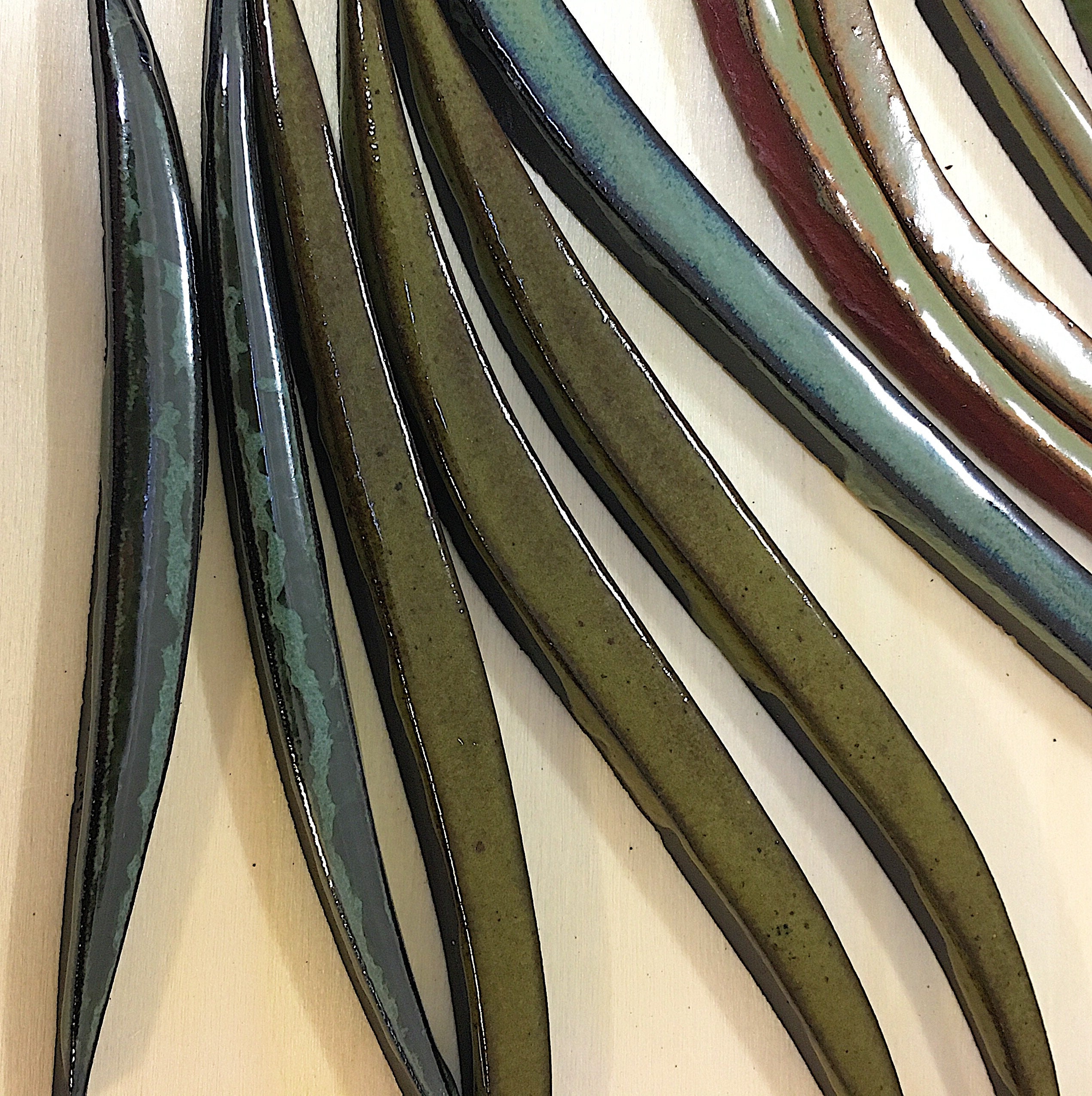 Green Ceramic Strips for Mosaic 1 Pound - Etsy