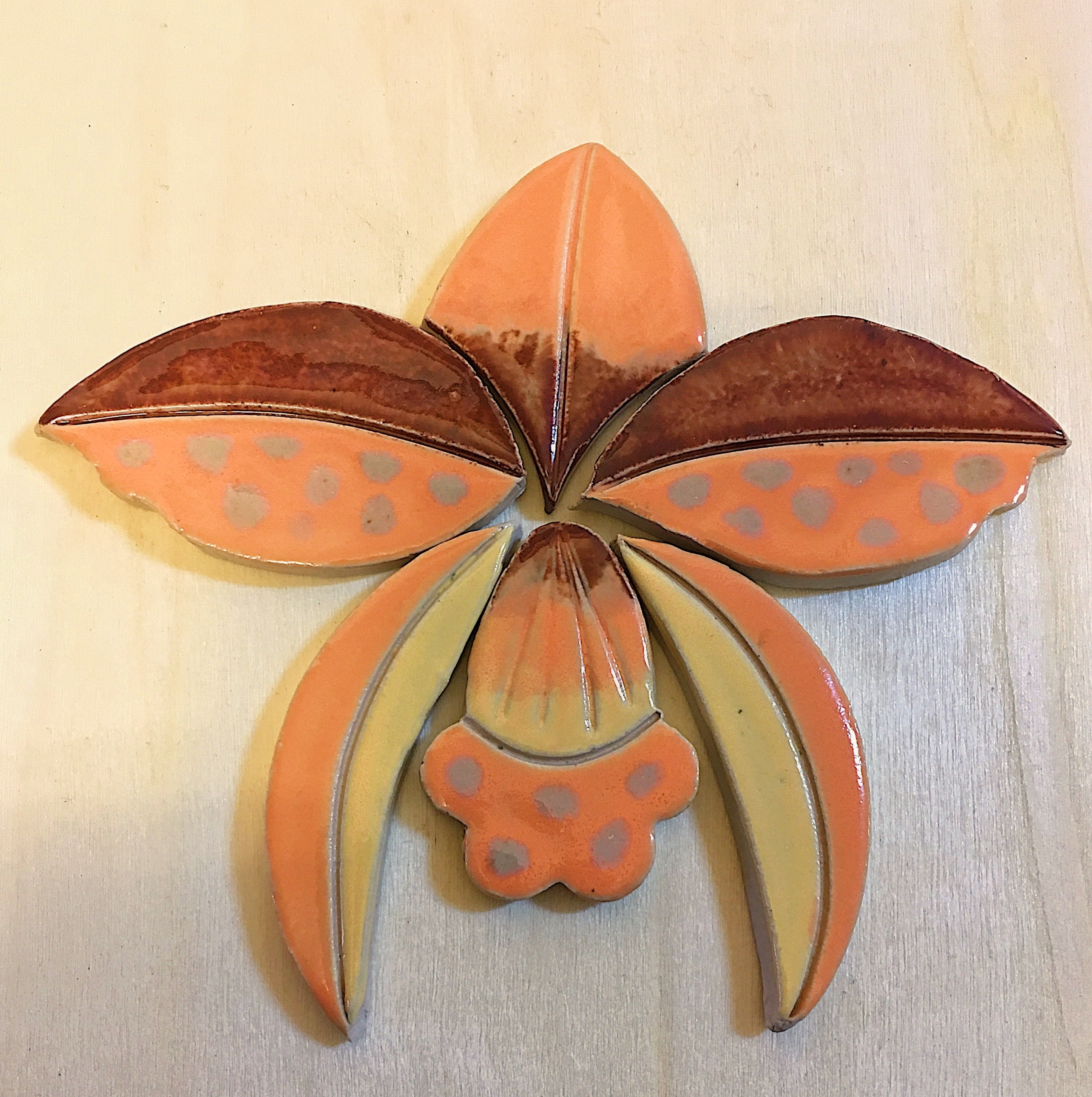 Orchid Ceramic Tiles Set for Mosaic and Wall Decoration 6 - Etsy