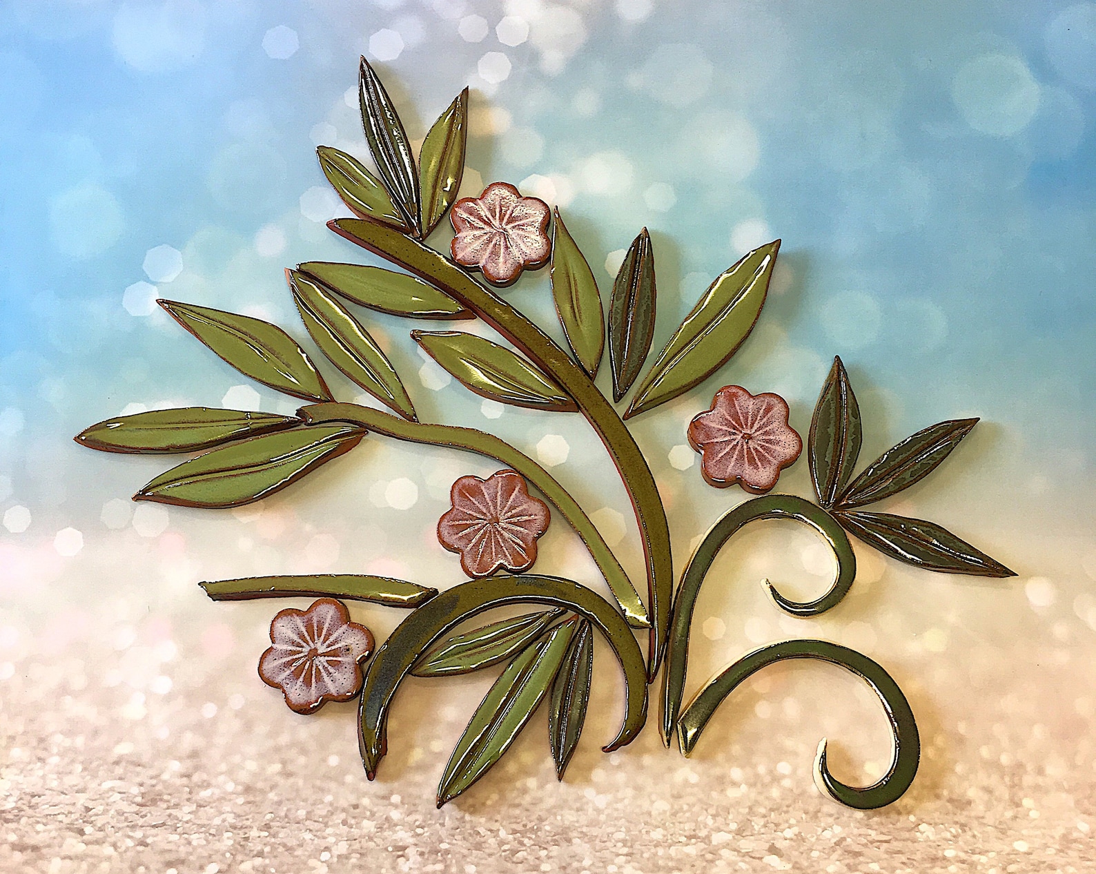 Green Ceramic Strips for Mosaic 1 Pound - Etsy