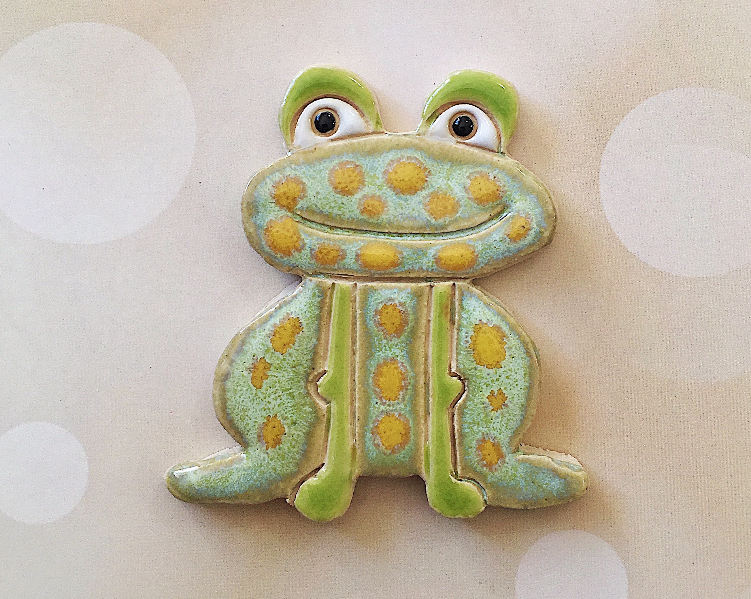 Ceramic Frog Tile for Mosaic and Wall Art Mosaic Tiles | Etsy
