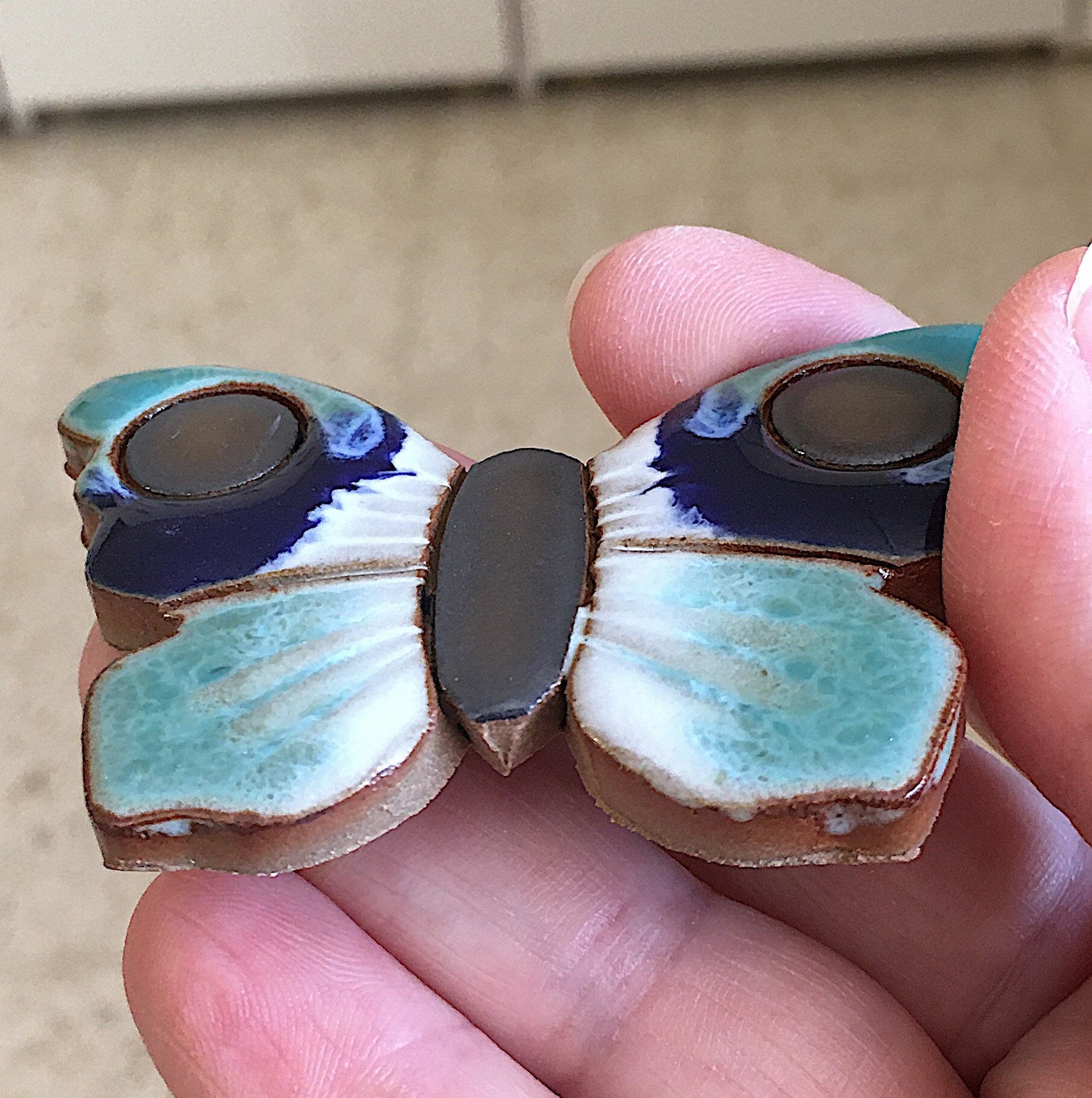 Ceramic Butterfly Tile for Mosaic and Wall Art Mosaic Tiles | Etsy