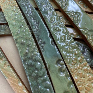 Textured Ceramic Strips for Mosaic 1 Pound Coverage 8x7 - Etsy