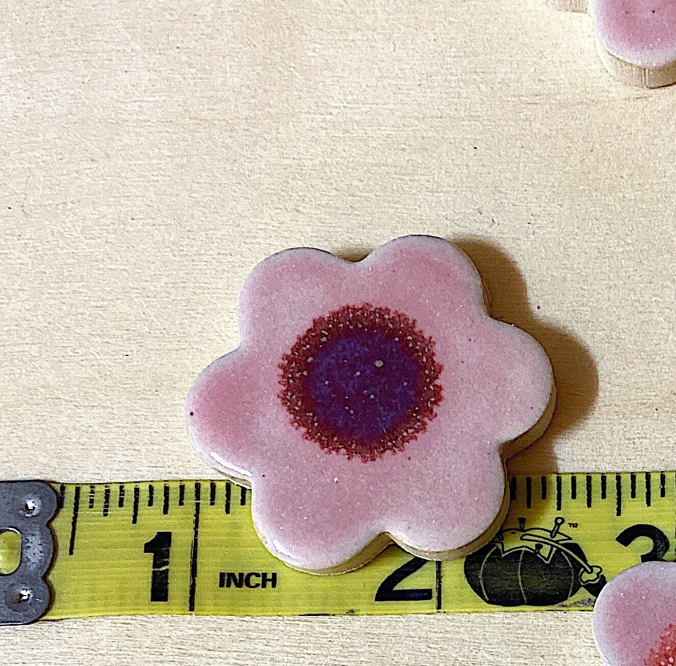 Pink Small Flowers Flower Tiles Set 6 pieces | Etsy