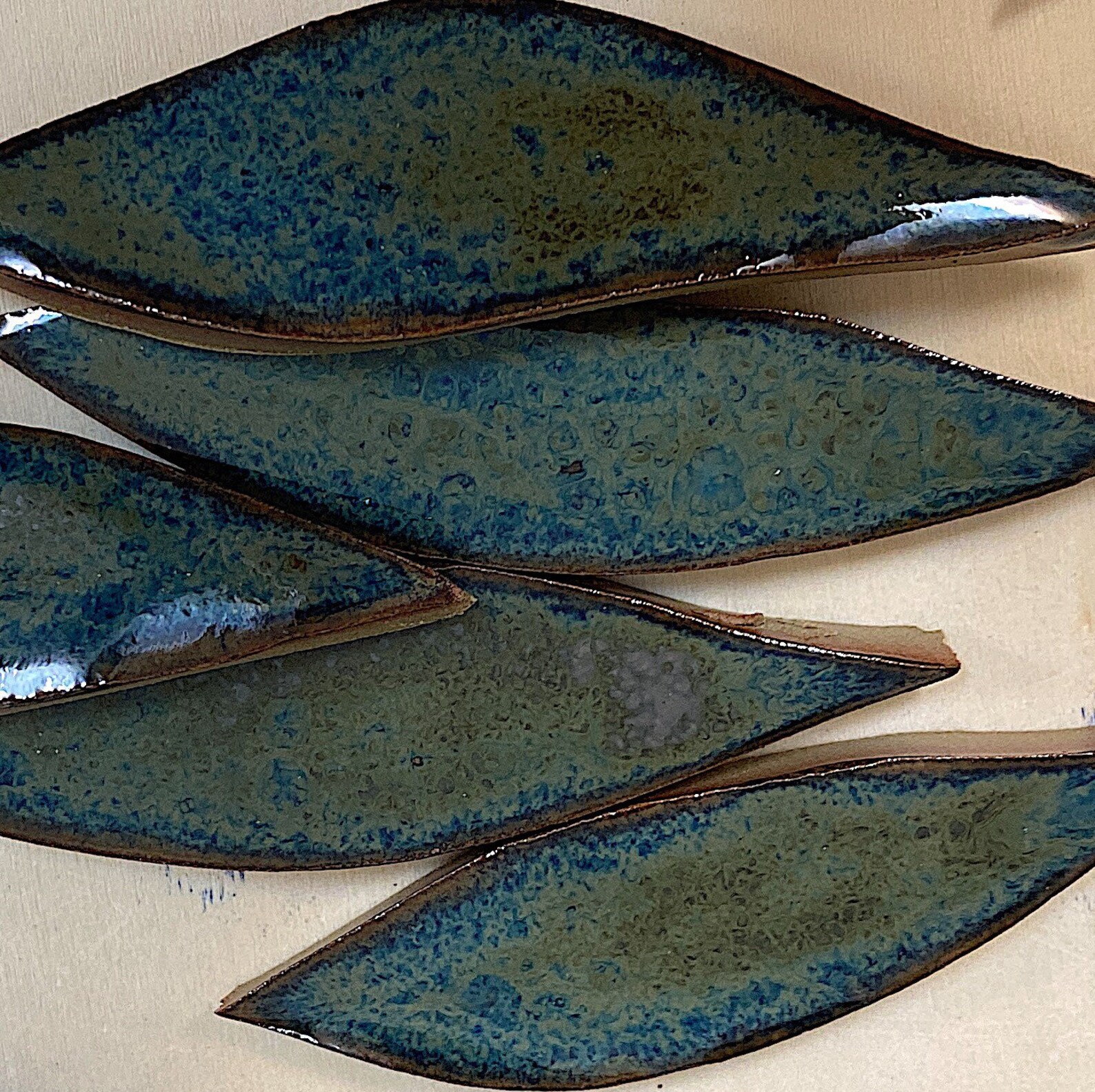 Mosaic Tiles Watery Blue and Green Ceramic Tiles for Mosaic - Etsy