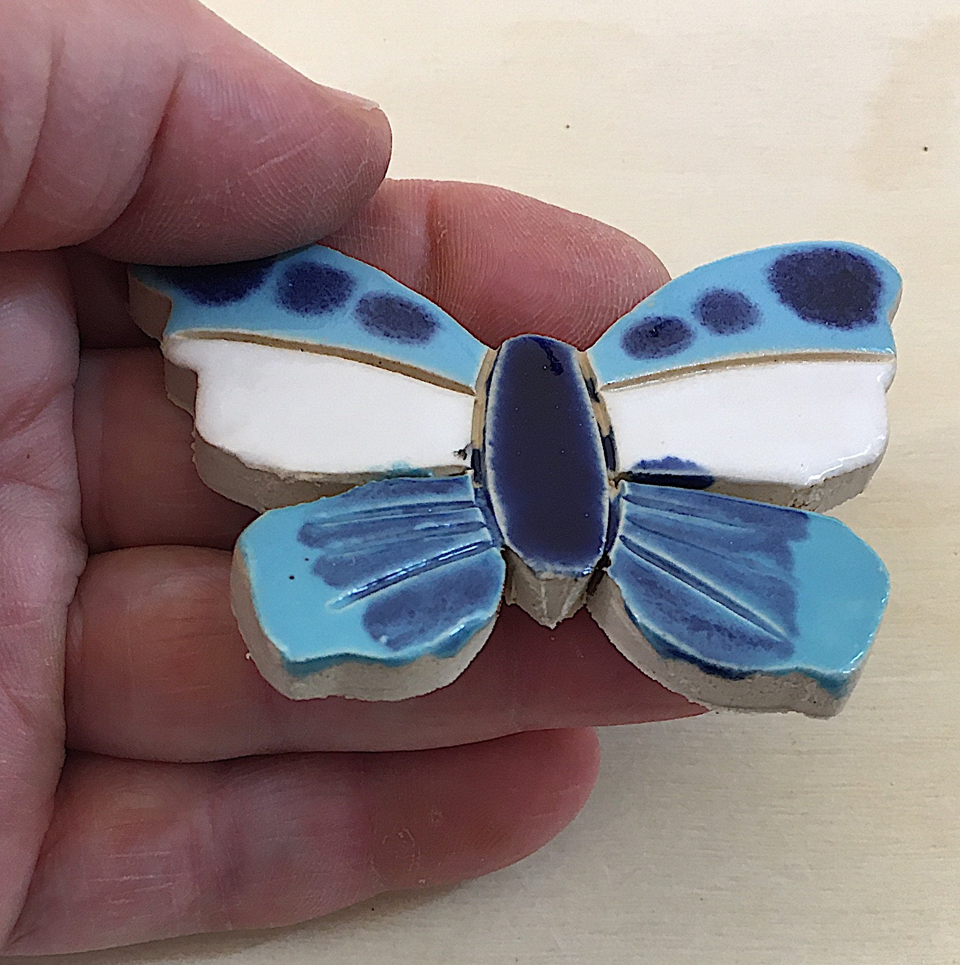 Butterfly Ceramic Tile for Mosaic and Wall Art Mosaic Tiles | Etsy