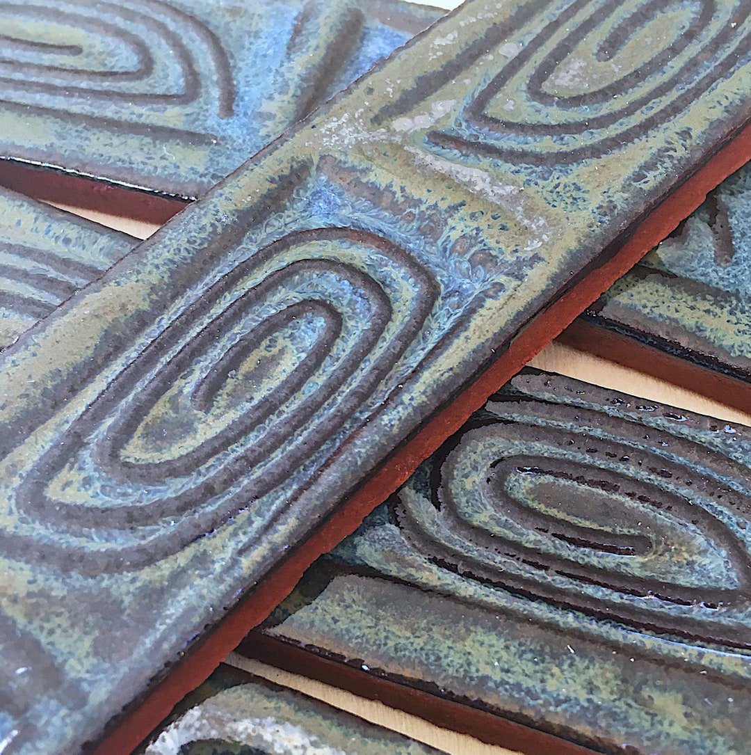 Textured Mosaic Tiles, Textured Ceramic Strips for Mosaic 6x 6coverage ...